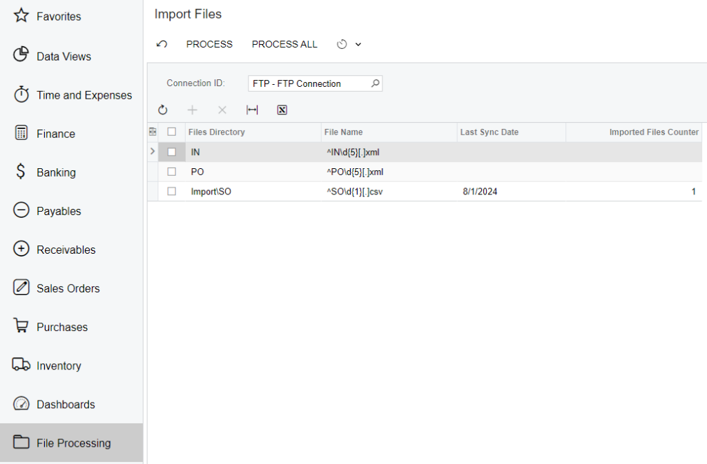 File Processing for Acumatica by Sprinterra