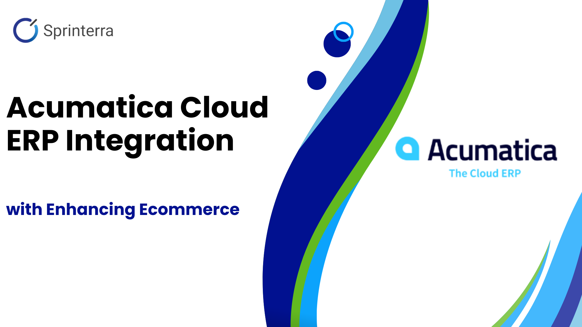 Enhancing Ecommerce with Acumatica Cloud ERP Integration