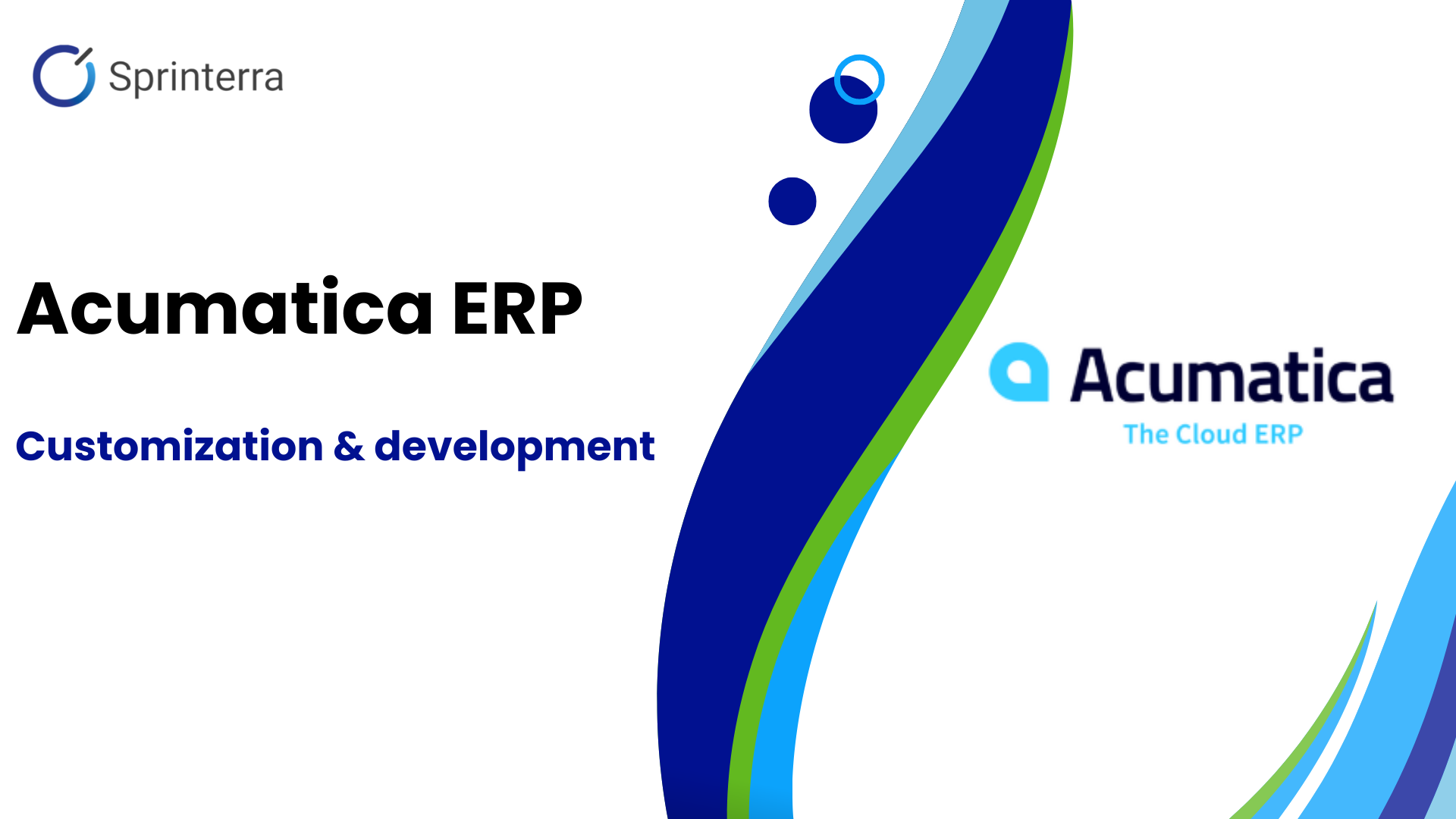Customization And Development Solutions For Acumatica Erp
