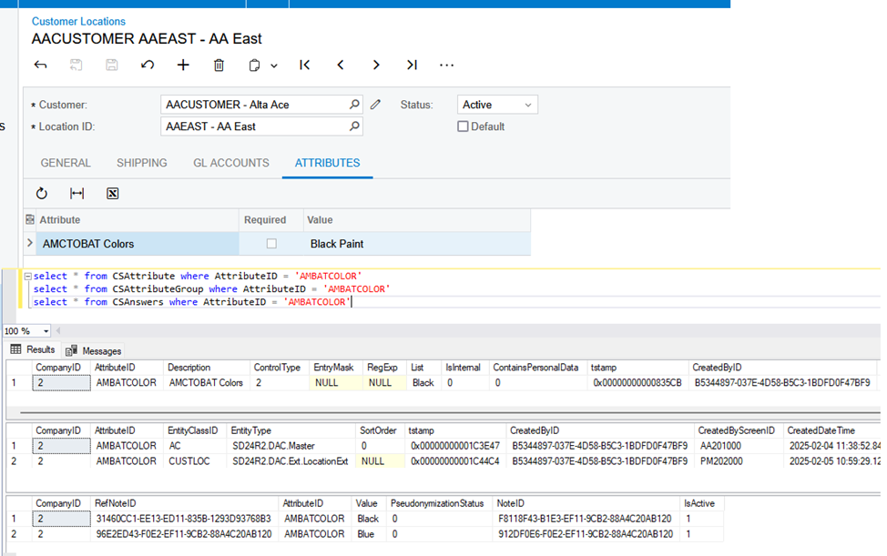 Adding Attributes to Usage and Existing Forms in Acumatica ERP